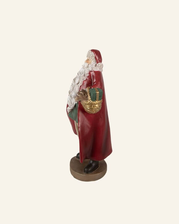 Santa Claus Statue in Red – Shira Living Design
